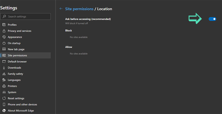 Managing Location Services - Check Into Cash